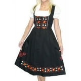 Dirndl Trachten Haus 3 Piece Long German Oktoberfest Dirndl Cotton ...