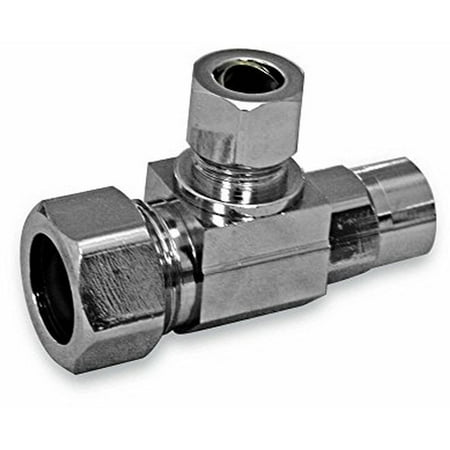 Midline Valve 91358QS-OM Water Supply Stop Valve with Quarter Turn ...