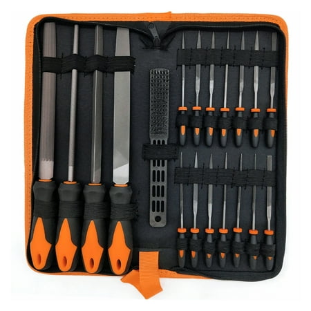 fastboy Pack of 17 File Set Metalworking Glass Polishing Rasp Portable ...