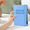 WUXIAB 2026 Planner,A5 Blue Schedule Plan Book With Priority Task ...