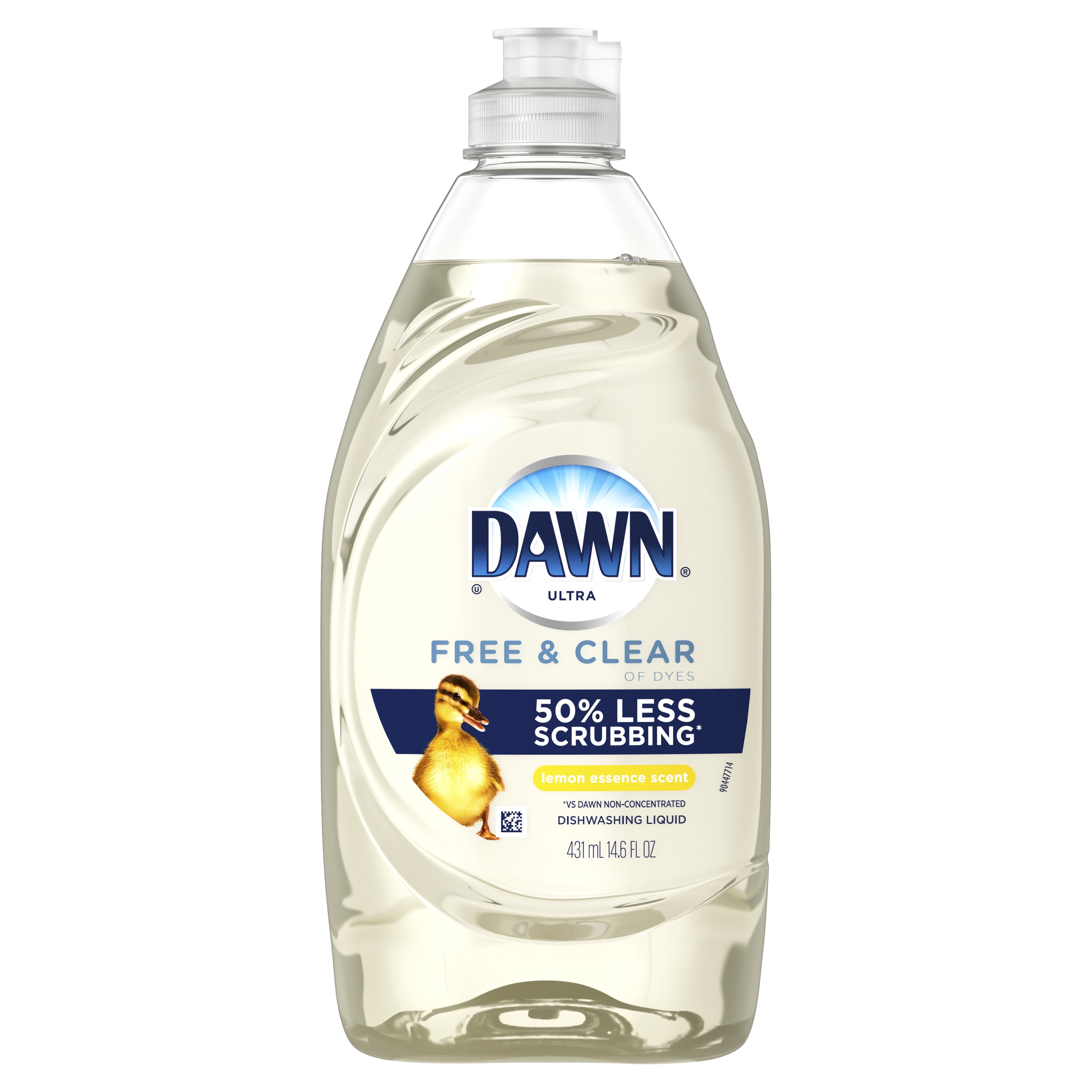 Dawn Free & Clear Liquid Dish Soap, Lemon Essence Scent, 14.6 fl oz ...