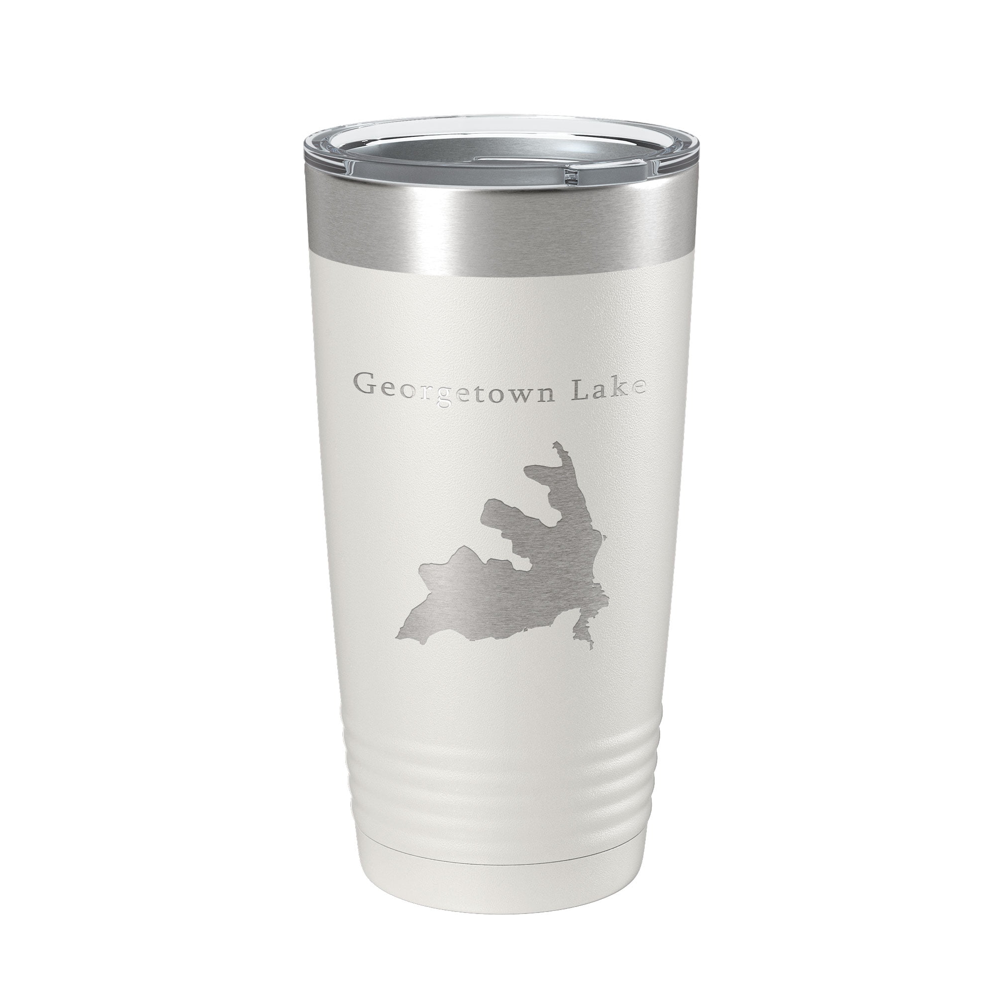 Georgetown Lake Map Tumbler Travel Mug Insulated Laser Engraved Coffee ...
