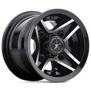 Fairway Alloys Aluminum Rim FA119 AGGRESSOR 12X7in Machined Gloss Black ...