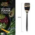 Thyme & Table Pakka Wood Turners in Black, Durable Hardwood Flipper and ...
