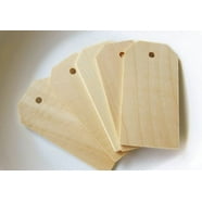 Laser Cut Hanging Wooden Tags, 3-inch, 6-Piece - Walmart.com