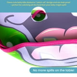 LA Baby Crumb Snatcher Waterproof Pocket Bib Large, Catch-All Pocket ...