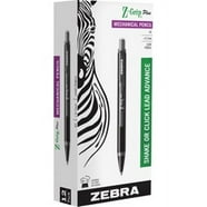 Zebra ZEB55410 0.7 mm Z-Grip Plus Mechanical Pencil, Black - 1 Dozen ...