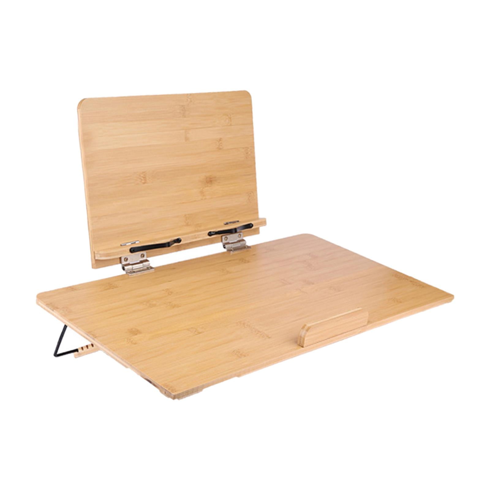 Lightweight Wooden Book Stand Table Easel Bookrest Sturdy Cookbook ...