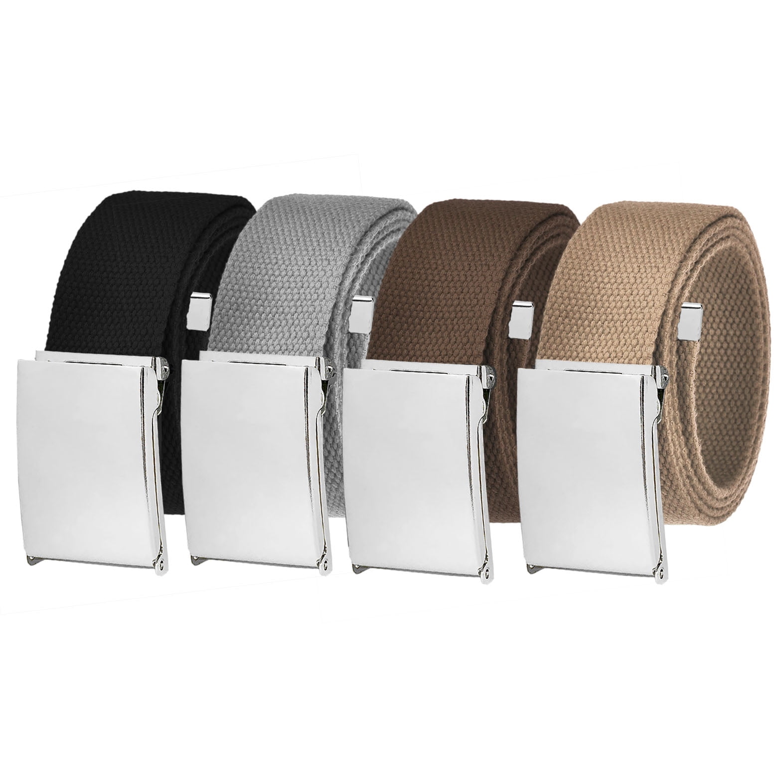 Men's Essentials Adjustable Belt Pack High Strength Canvas Web Belt ...