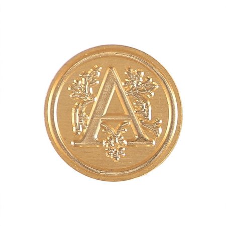 ALmi 1 Pcs Creative Letter Fire Paint Seal Handle and Copper Head ...