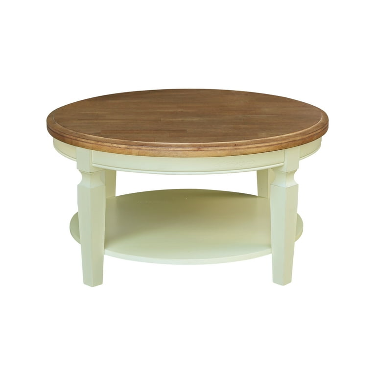 International Concepts Vista Solid Wood Round Coffee Table