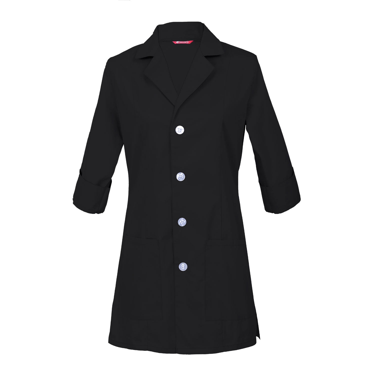 Click here for Tailors Womens 3/4 Sleeve Lab Coat prices