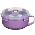 Sistema Microwave Breakfast Bowl, Round Microwave Container with Lid ...