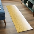 Abstract Texture Runner Rugs 2x6 ft Classic Yellow Gradient Line ...