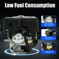 FOGGBET 4-stroke 15HP Single Cylinder Gasoline Engine 420cc Horizontal ...