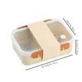 Portable Leak Proof Lunch Box 8.85x6.29x2.75 in • Plastic Food Storage ...