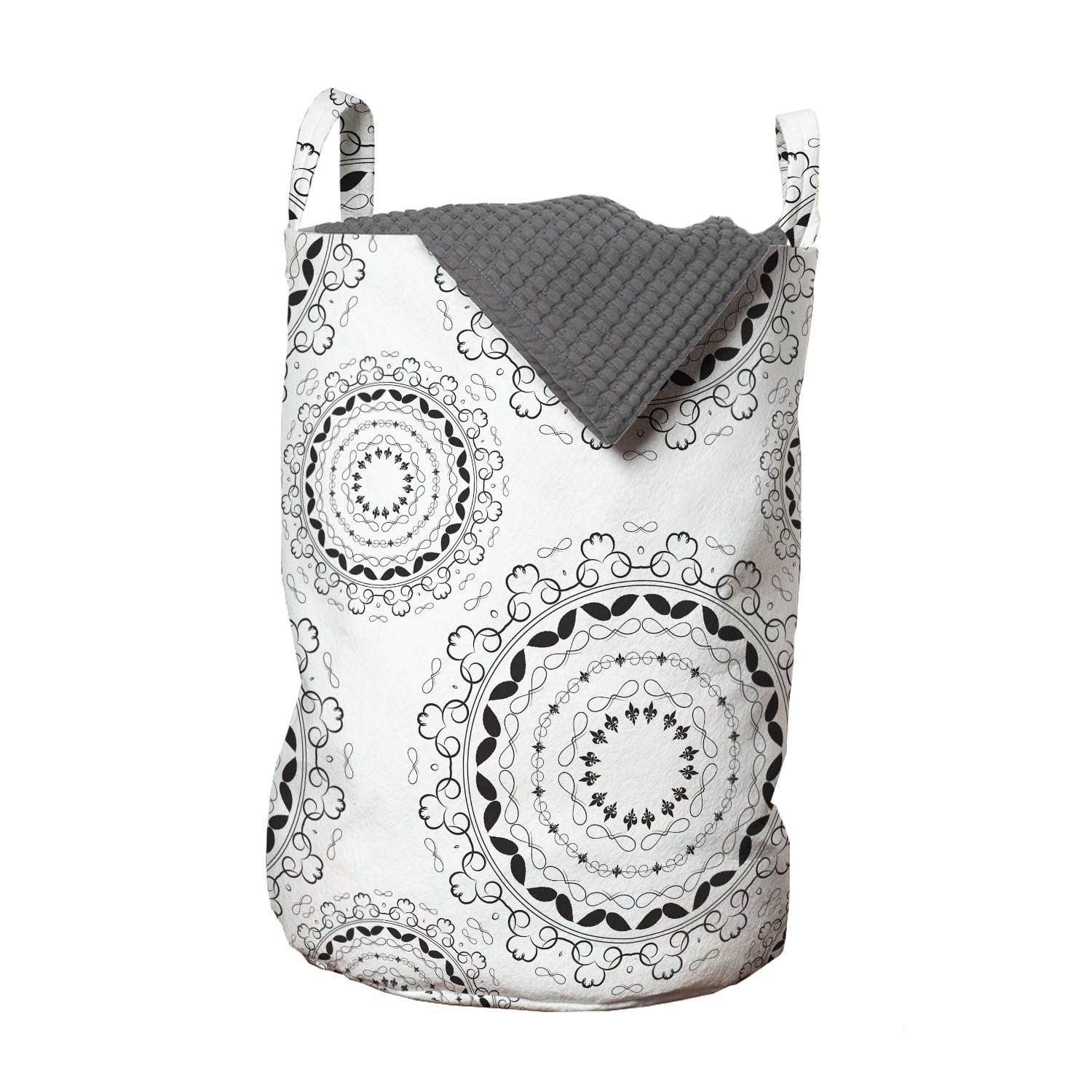 Victorian Laundry Bag, Vintage Design Pattern of Universe Symbol Circle ...