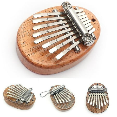Small Kalimba 8 Keys Thumb Piano Fingers Music Keyboard Instrument ...