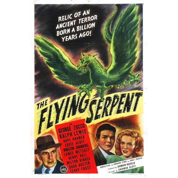 Flying Serpent The Poster 24inx36in Art Poster 24x36 Multi-Color Square ...