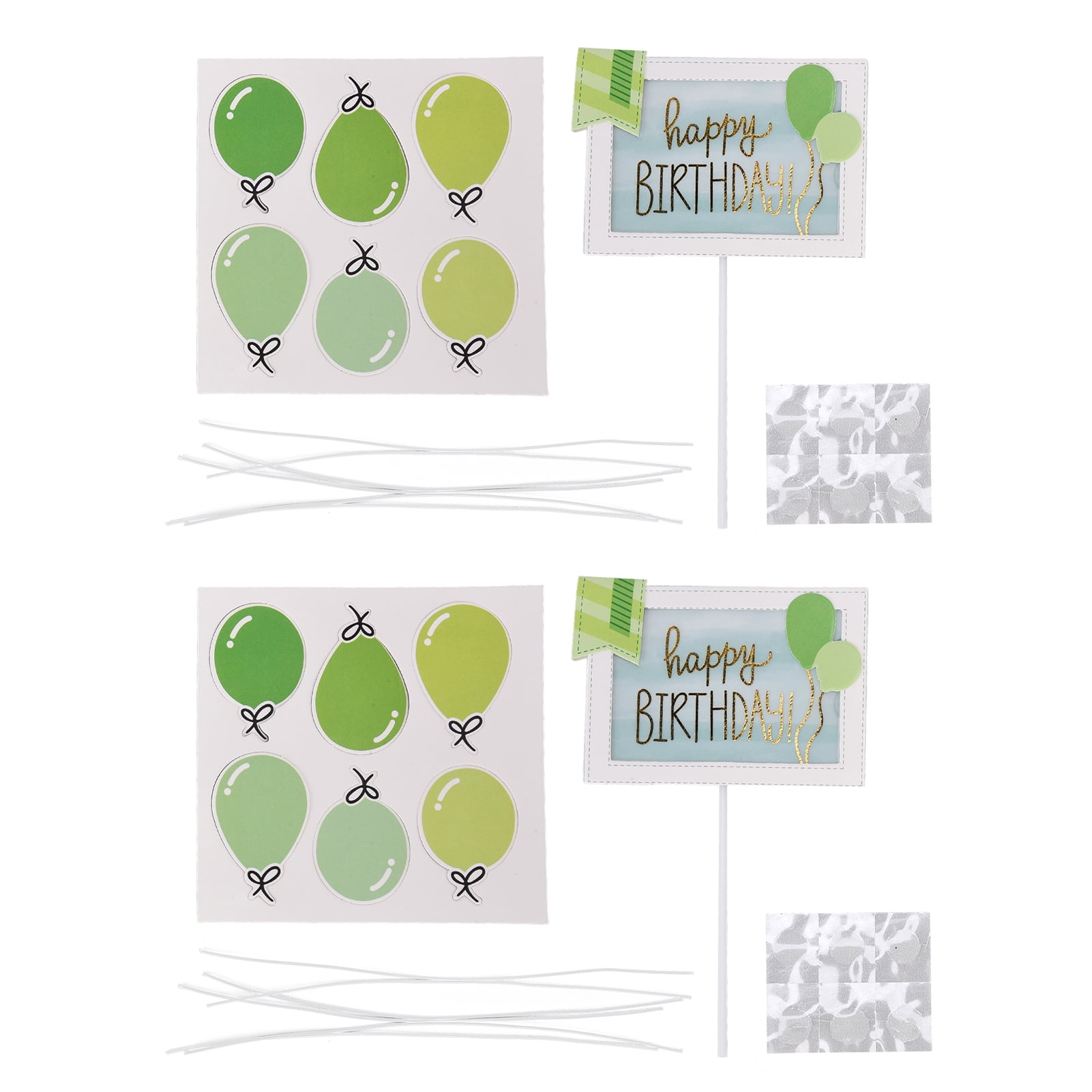 Cake Topper, Simple Bright Color Food Safe Birthday Cake Topper ...