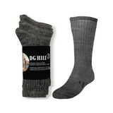 DG Hill 3 Pairs Warm Mid-Calf Thermal 80% Merino Wool Socks for Women - Walmart.com