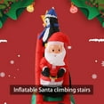 YHAJDS 70.86 Inch Christmas Inflatables Santa, Funny Blow Up Santa ...