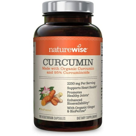 NatureWise Curcumin Turmeric 2250mg (2 Month Supply) | 95% Curcuminoids ...