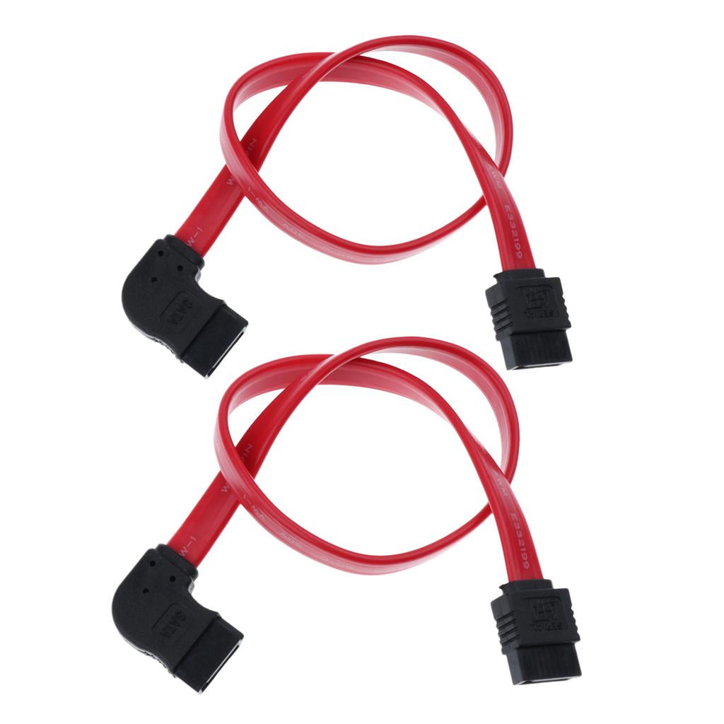 2 Pieces 12Inches PC Computer III/3 Connection Data Cable 6Gbps With ...