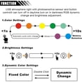 2 Pcs Mini USB LED Ambient Light, Adjustable 8 Colors RGB Dynamic ...