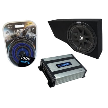 Kicker 43C124 12" Comp C12 Series 150W RMS 4 Ohm Sub and ASC PV212 Sub ...