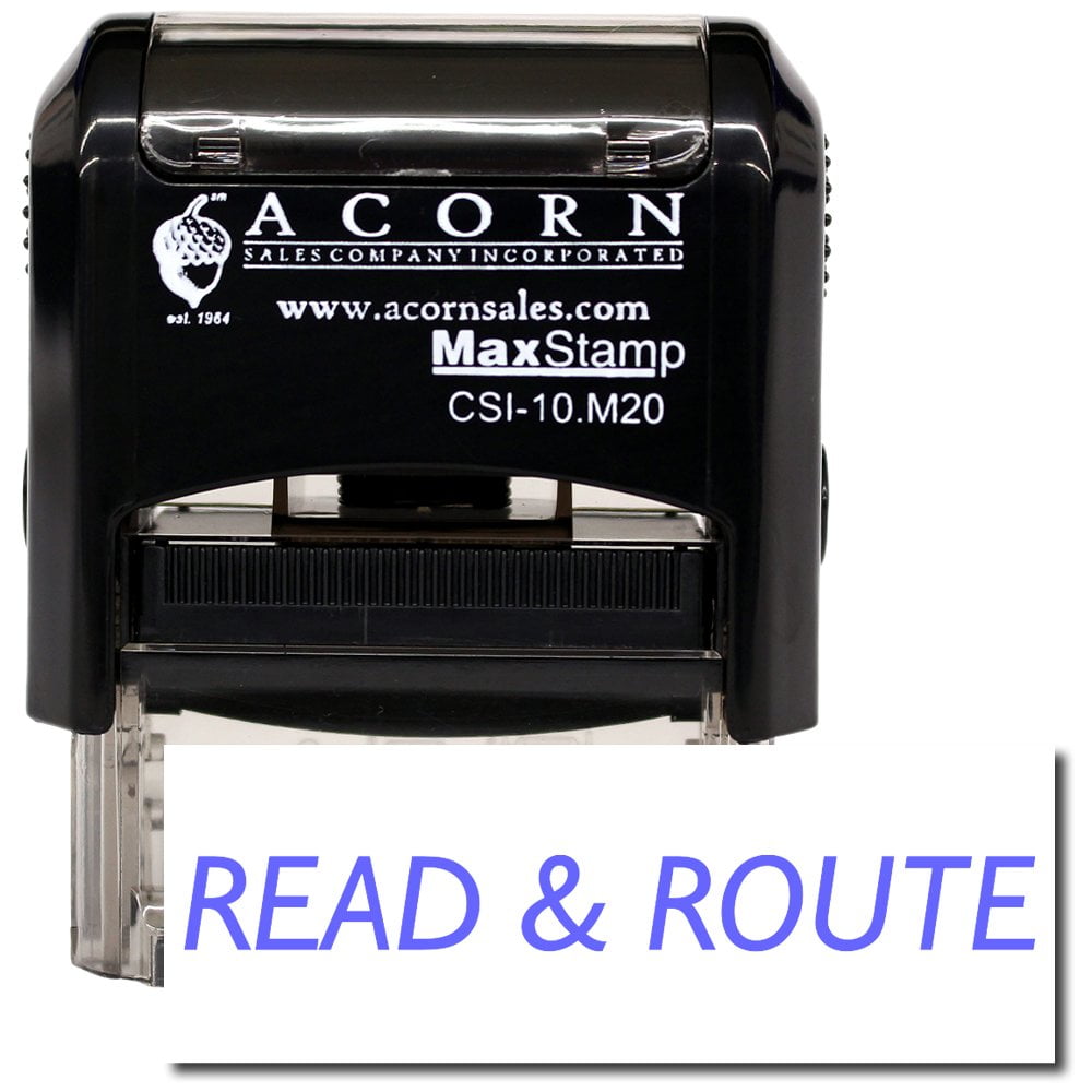 Self-Inking Read & Route Stamp - Walmart.com