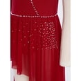 TSSOE Girls Lyrical Dance Dress Figure Skating Leotard Asymmetrical ...