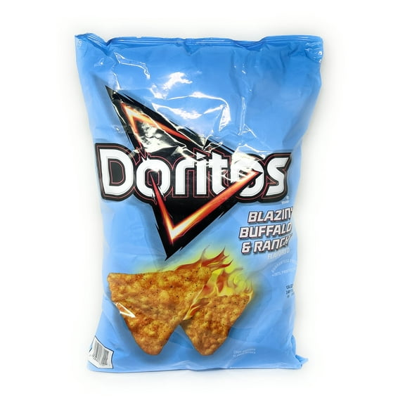 Doritos Blazin' Buffalo & Ranch Flavored Tortilla Chips 9.25 oz Bag ...