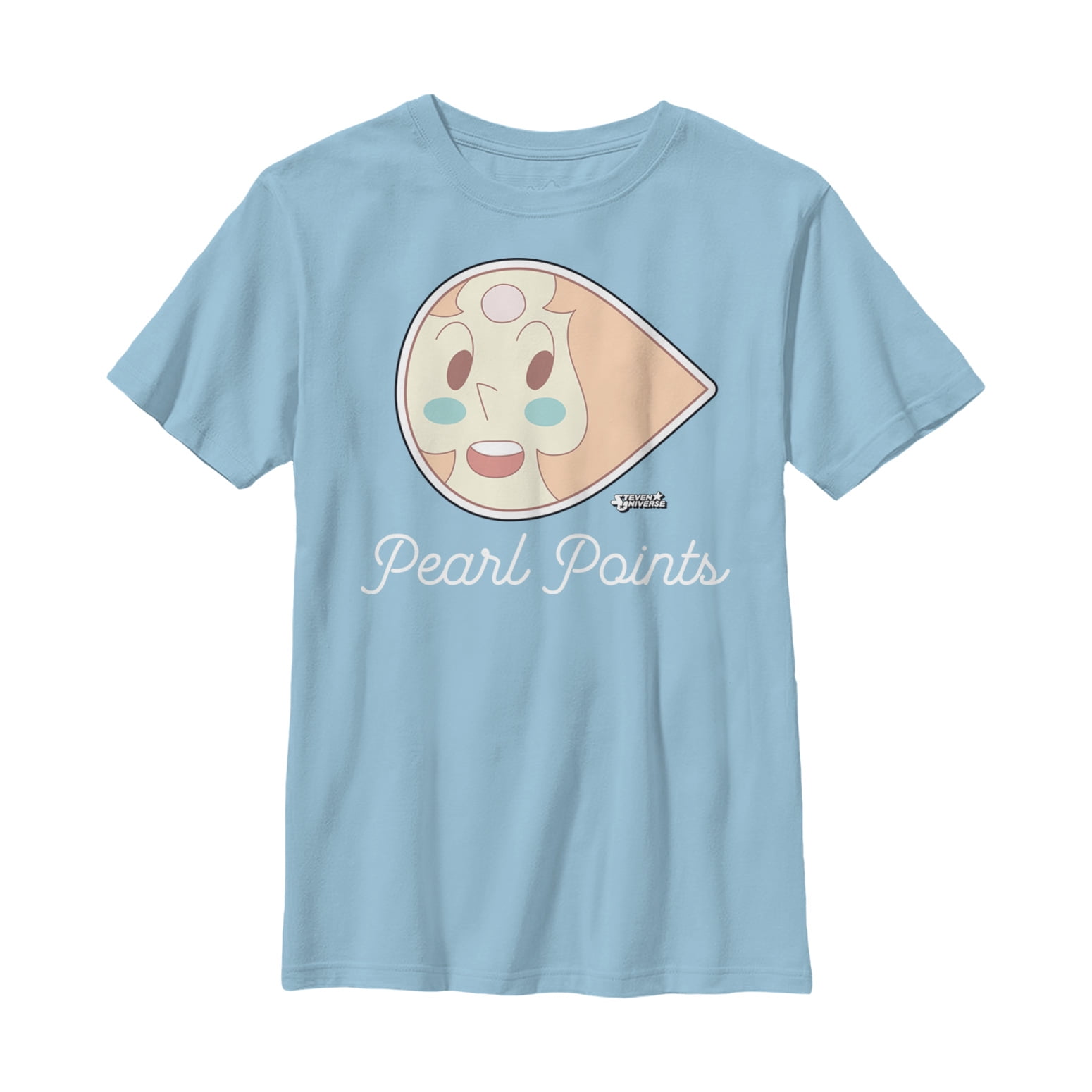 Boy's Steven Universe Pearl Points Graphic Tee Light Blue Large ...