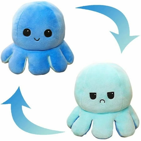 1 item Reversible Octopus Plush Cute Octopus Stuffed Toys Double-Sided ...