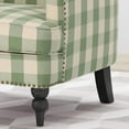 GDF Studio Eve Living Room Accent Arm Chair, Contemporary Fabric ...