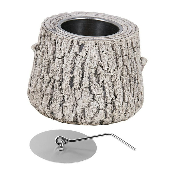 Siruishop Desktop Fire with Lid Camping Desktop Burner Living Room Warm ...