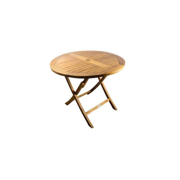 SeaTeak Gatsby Folding Teak Table, - Walmart.com