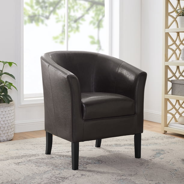 Linon Home Simon Club Chair, Multiple Colors - Walmart.com