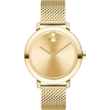Movado Bold Evolution Quartz Gold Dial Ladies Watch 3600822 - Walmart.com