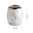 Whole Housewares 5 Piece Bath Set Mosaic Glass Soap Dispenser