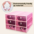 Clear Boots Storage Boxes,3 Pack Stackable Plastic Boot Shoe Storage ...