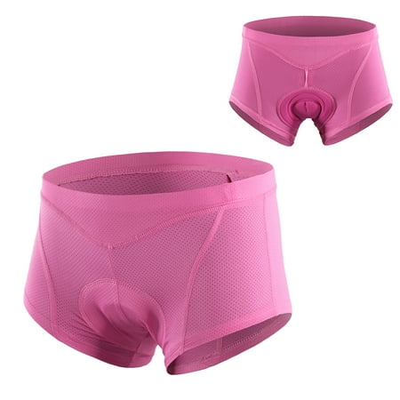 Women Bike Underwear 3D Gel Padded Bicycle Briefs MTB Cycling Biking Underwear Shorts | Walmart ...