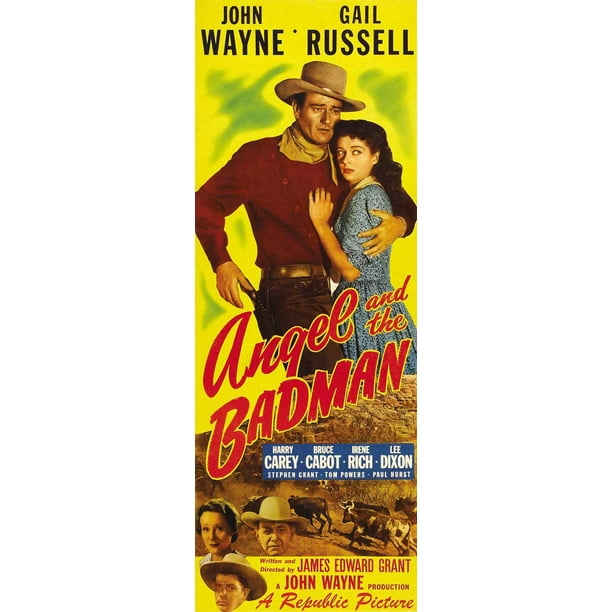 Angel & The Badman - movie POSTER (Insert Style A) (14" x 36") (1947 ...