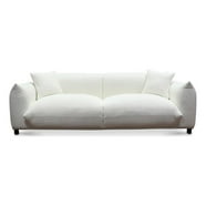 Montclair Mid Century Modern Luxury Tufted French Boucle Fabric Cream ...