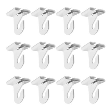 NACETURE 30 Pcs Drop Ceiling Hook – 10 Pcs White Ceiling Hooks & 20 Pcs ...