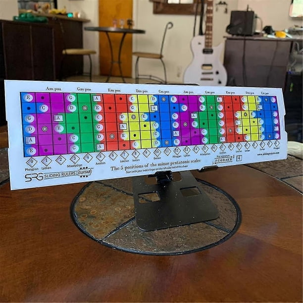 Guitar Sliding Ruler for the Practice Of Pentatonic, Diatonic and Mode ...