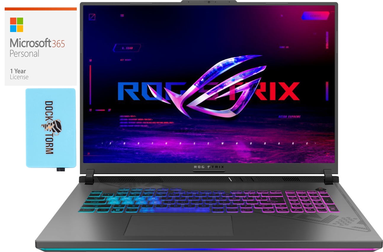 ASUS ROG Strix G18 Gaming/Entertainment Laptop (Intel i9-13980HX 24 ...