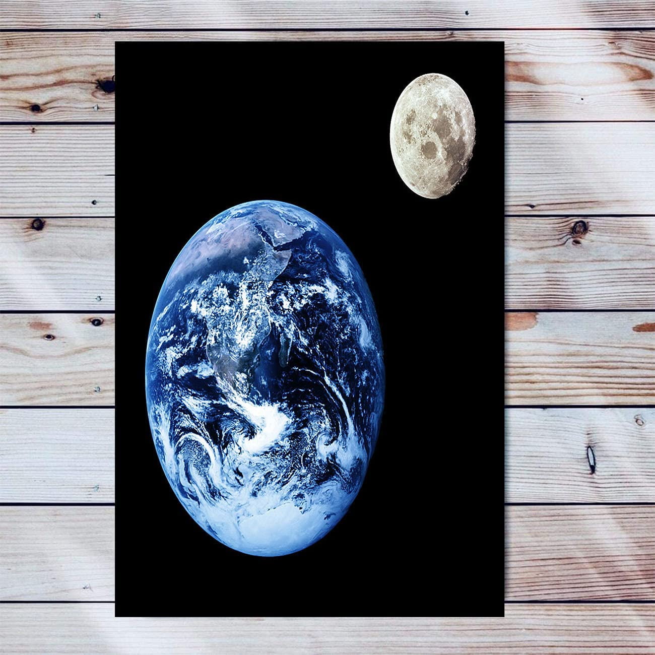 Earth And Moon Same Size