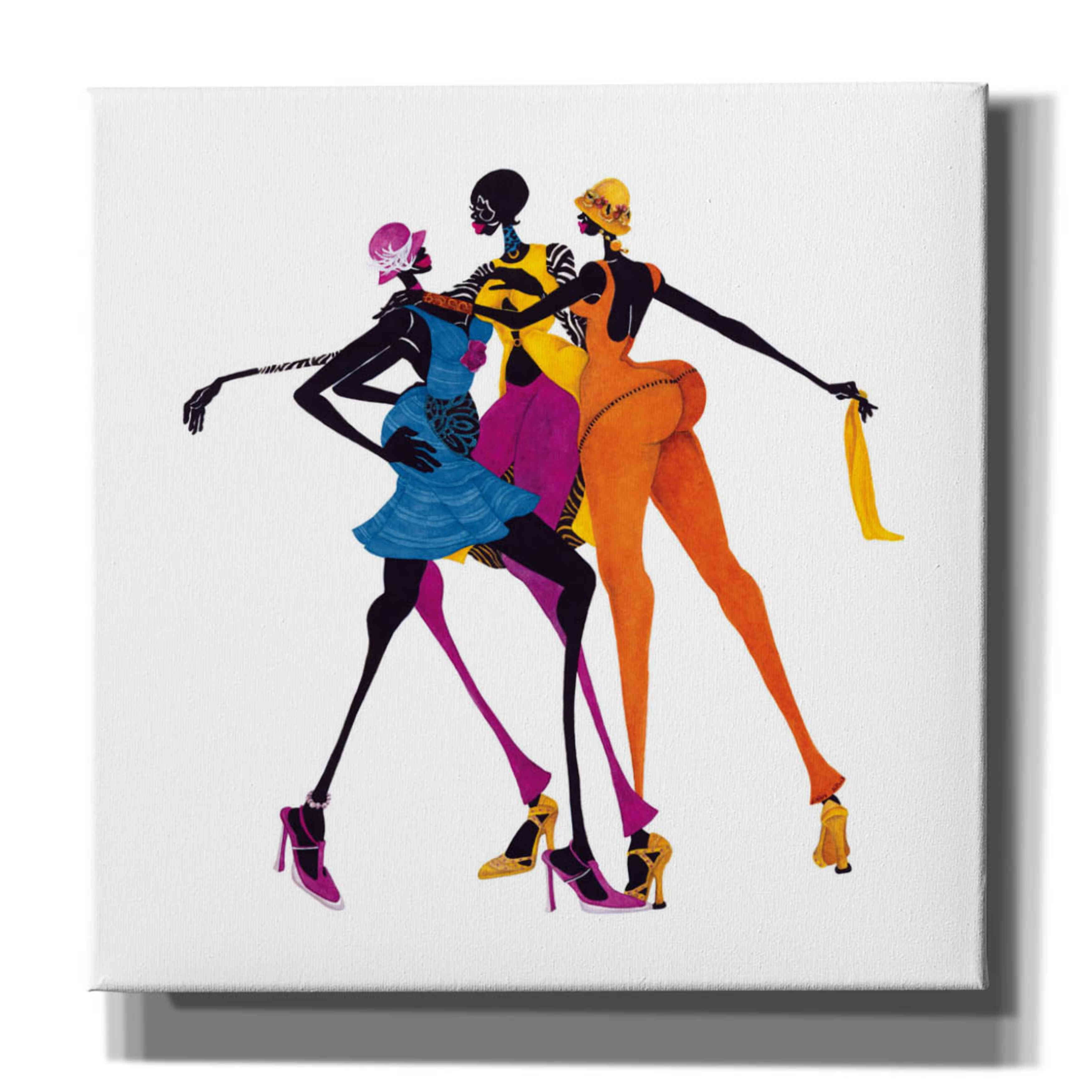 Epic Graffiti 'Hips Hips Hips' by Shan Kelly, Canvas Wall Art, 26"x26 ...